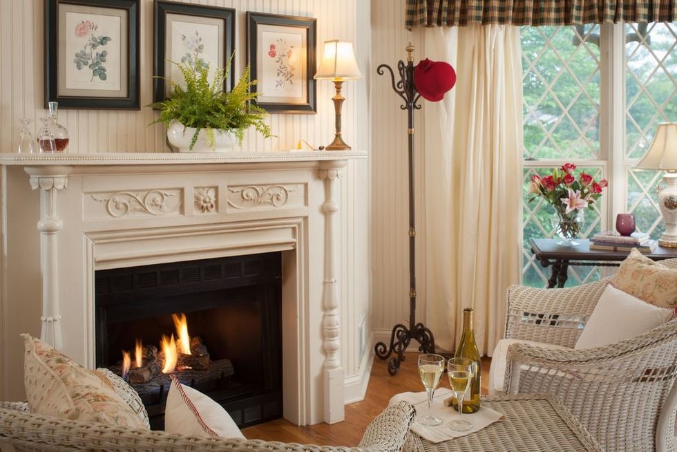 This Gothic Revival inn looks like something from a magazine and it's ...