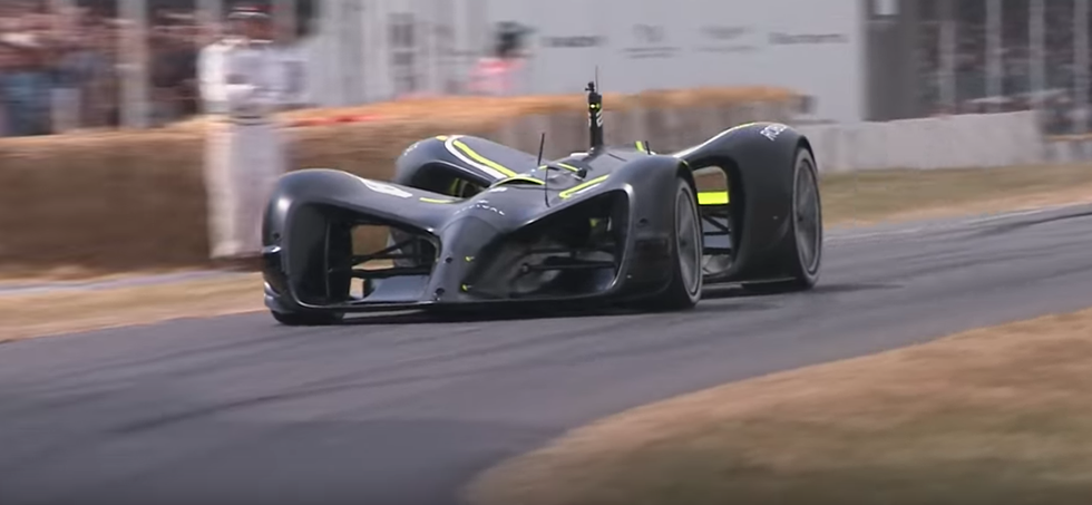 Roborace autonomous race car completes Goodwood hillclimb - Gearbrain