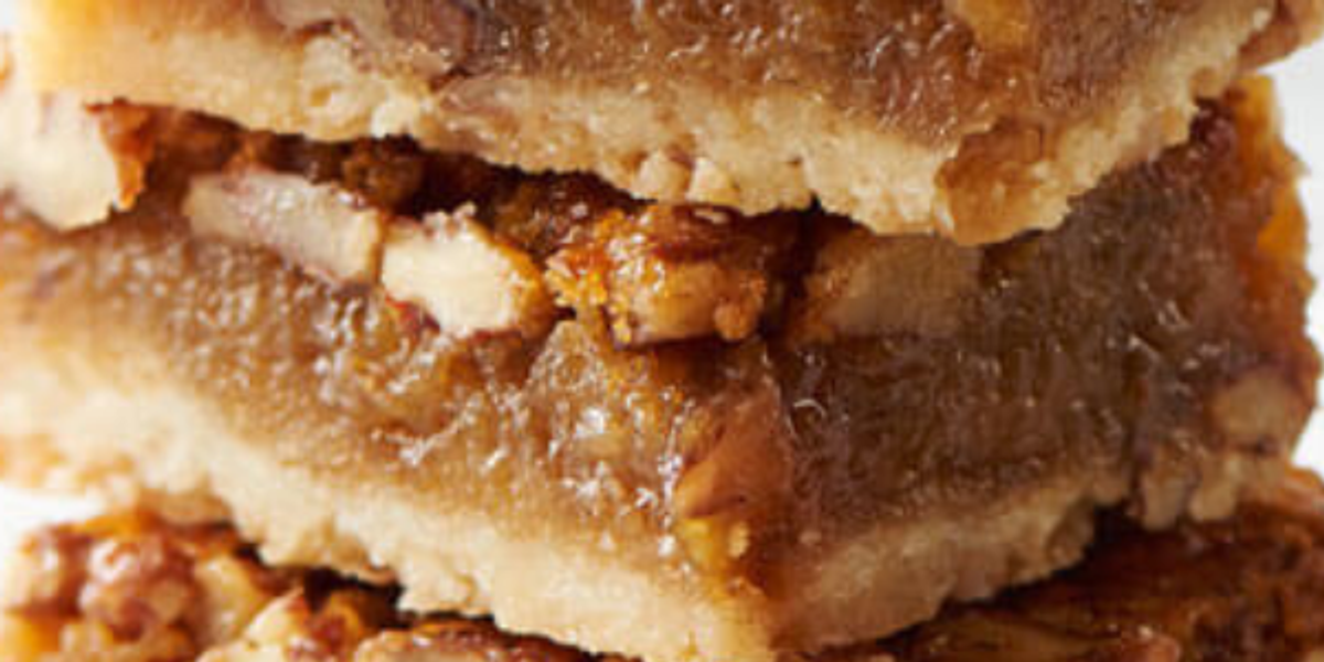 Southern Pecan Bars - My Recipe Magic