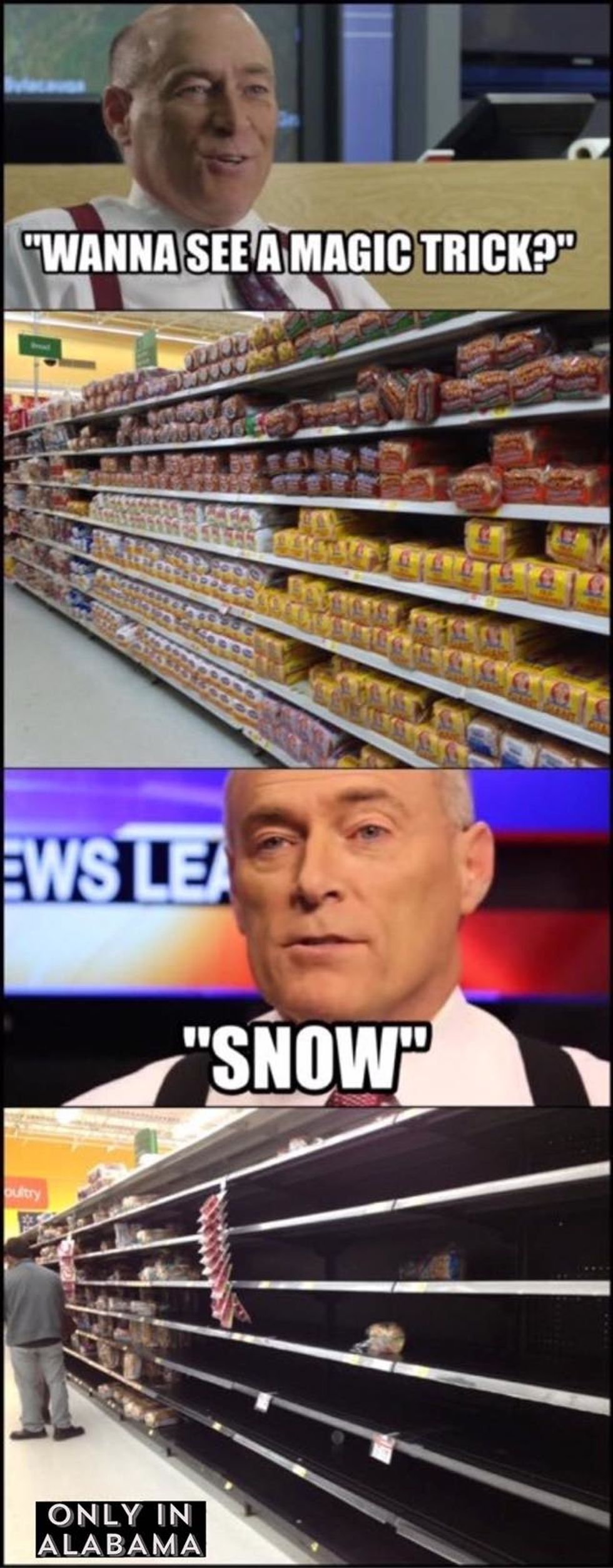 21 memes that perfectly capture the hysteria of snow in the South - It ...