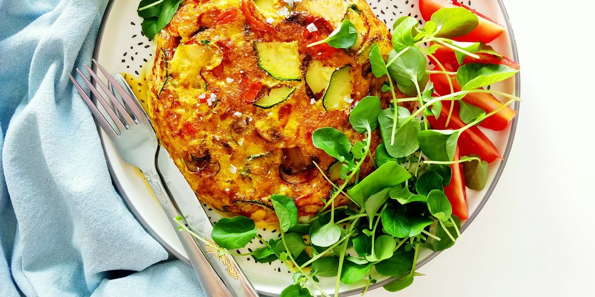 Veggie Filled Omelette - My Recipe Magic