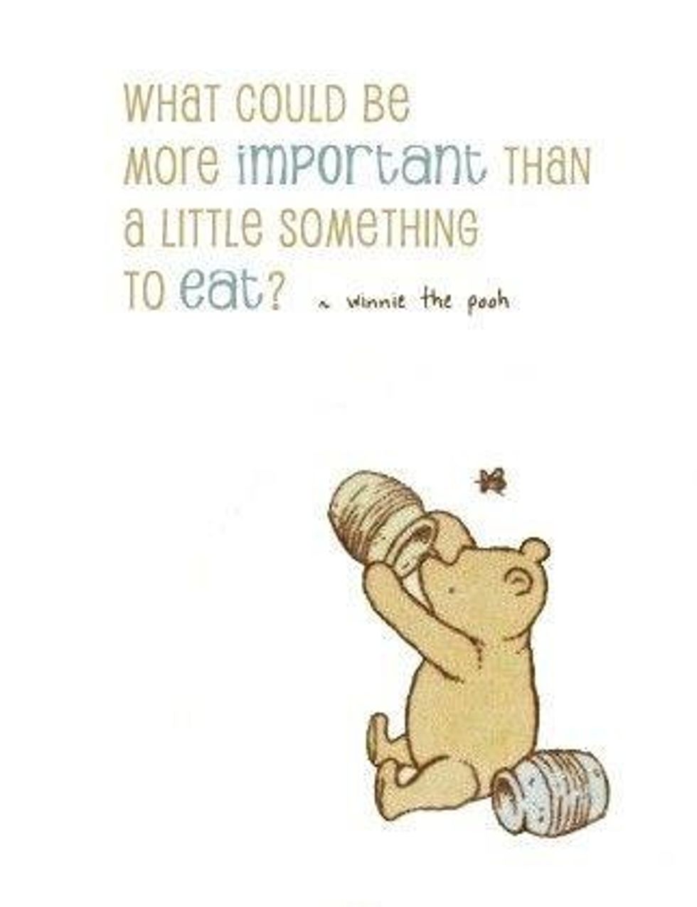 7 Philosophical Ways In Which Winnie The Pooh Understands Food