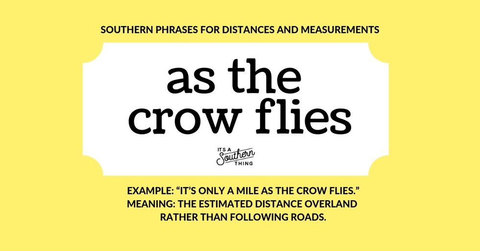 Colorful Southern expressions for distances and measurements - It's a ...