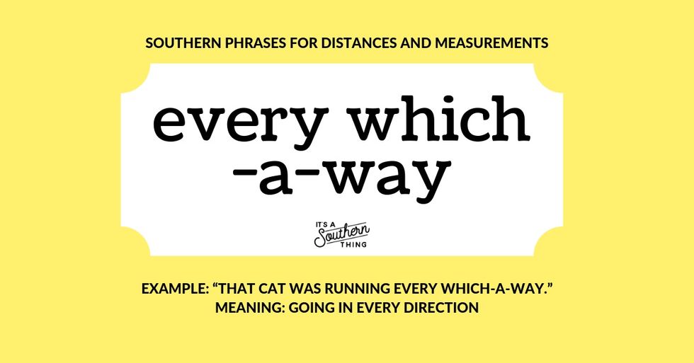 Colorful Southern expressions for distances and measurements - It's a ...