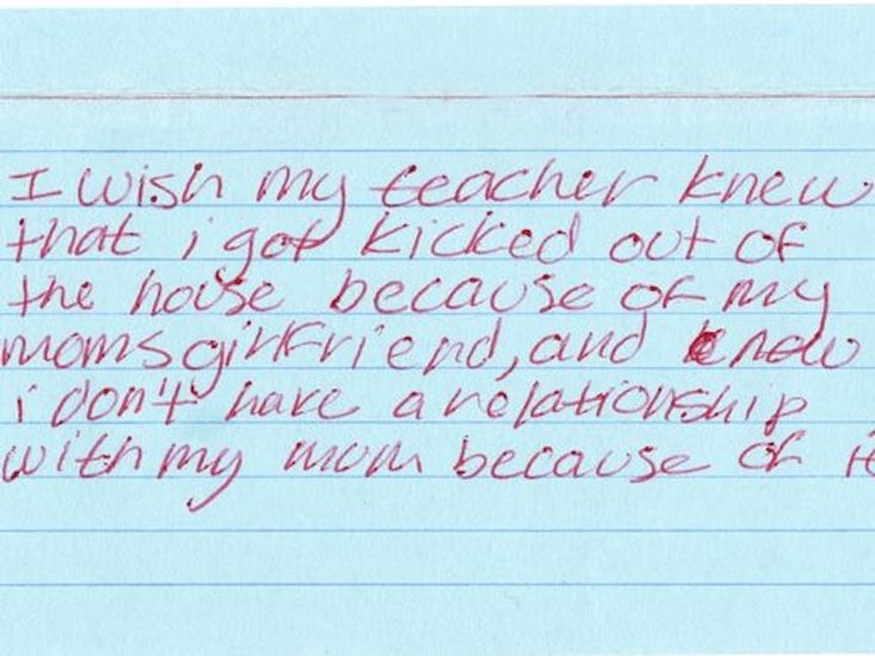 9 handwritten notes from students to their teachers that are just ...