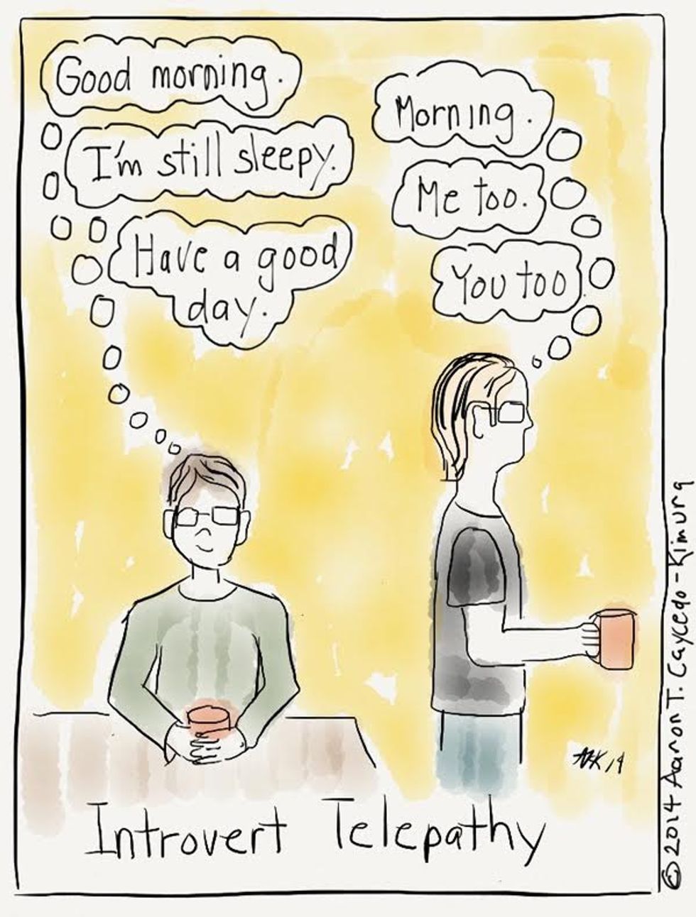 10 Illustrations That Nail What it Means to Be an Introvert - GOOD