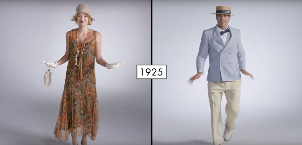 100 years of fashion in two and a half minutes - GOOD