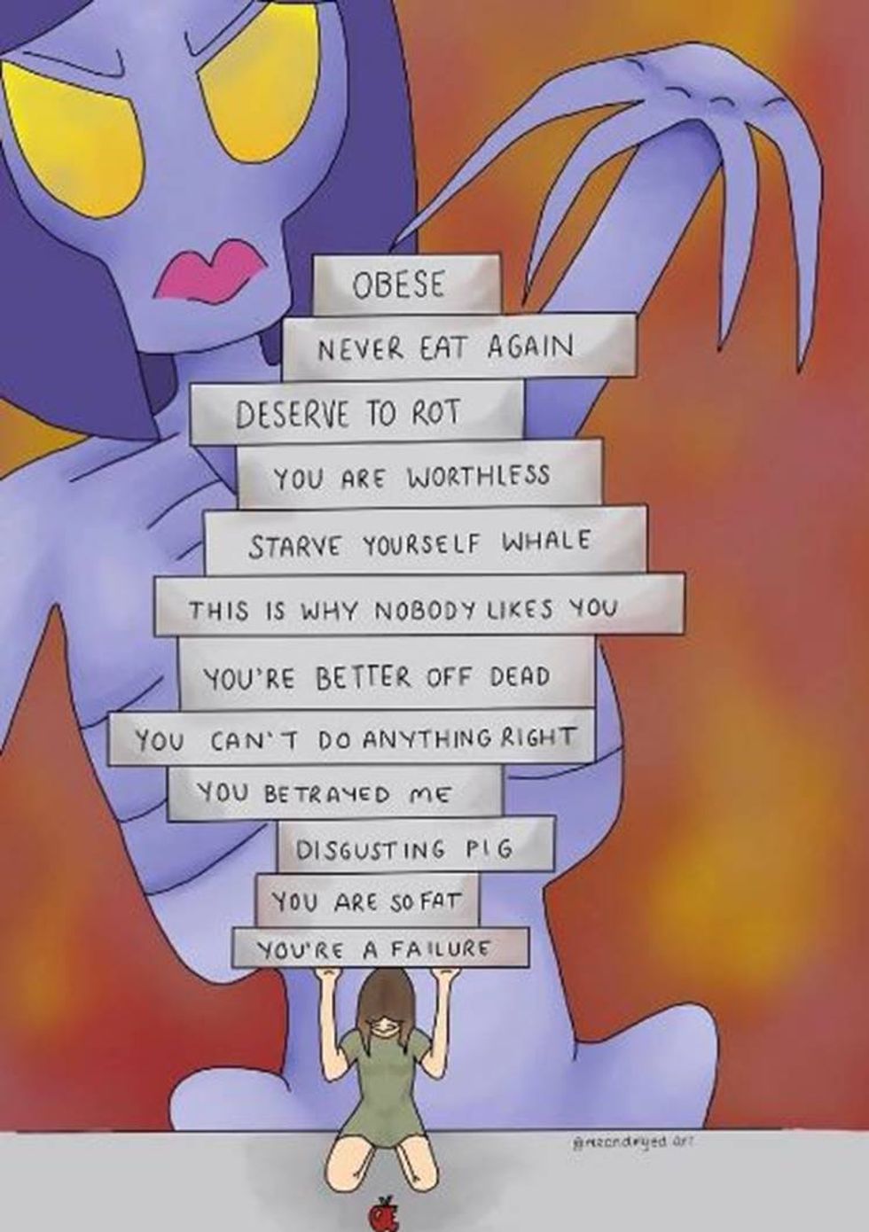 Artist Shares Brutally Honest Illustrations That Helped Her Fight ...