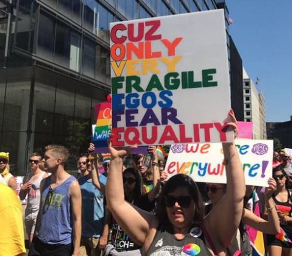 19 Of The Best Signs From Last Weekend’s LGBT Pride Celebrations - GOOD
