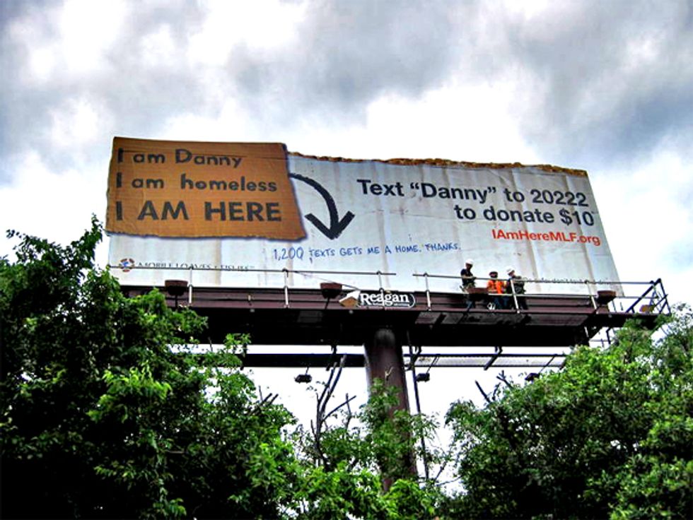 I Am Here: Billboards Against Homelessness - GOOD