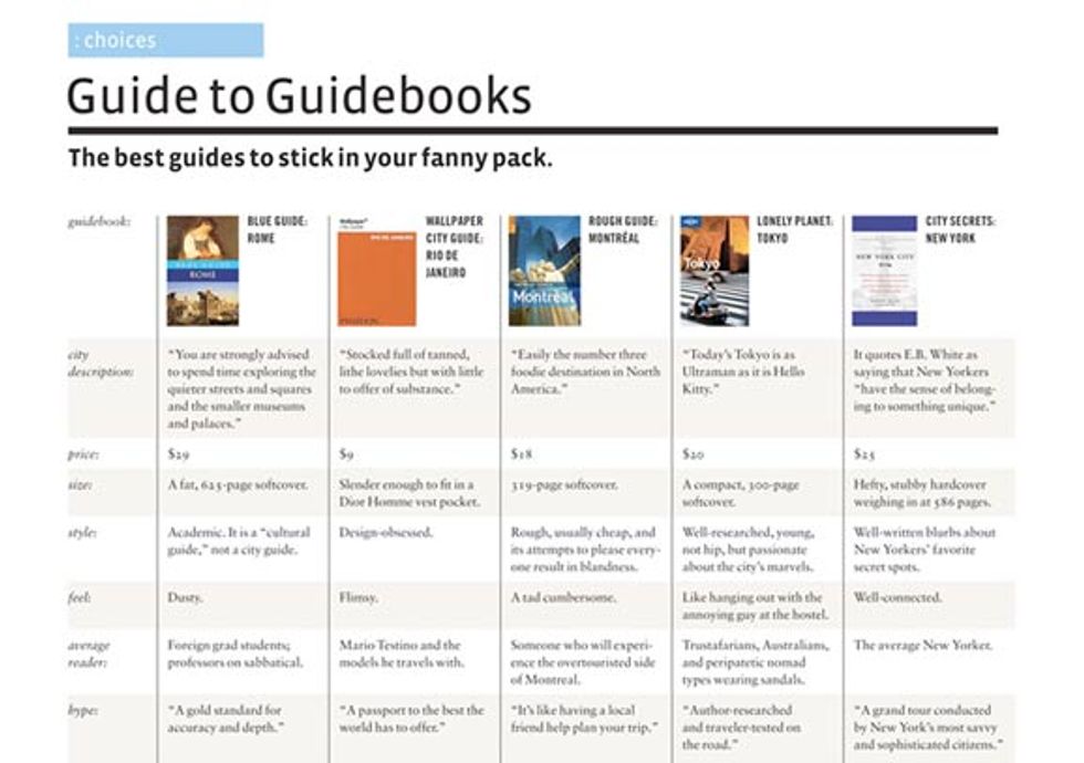Guide to Guidebooks - GOOD