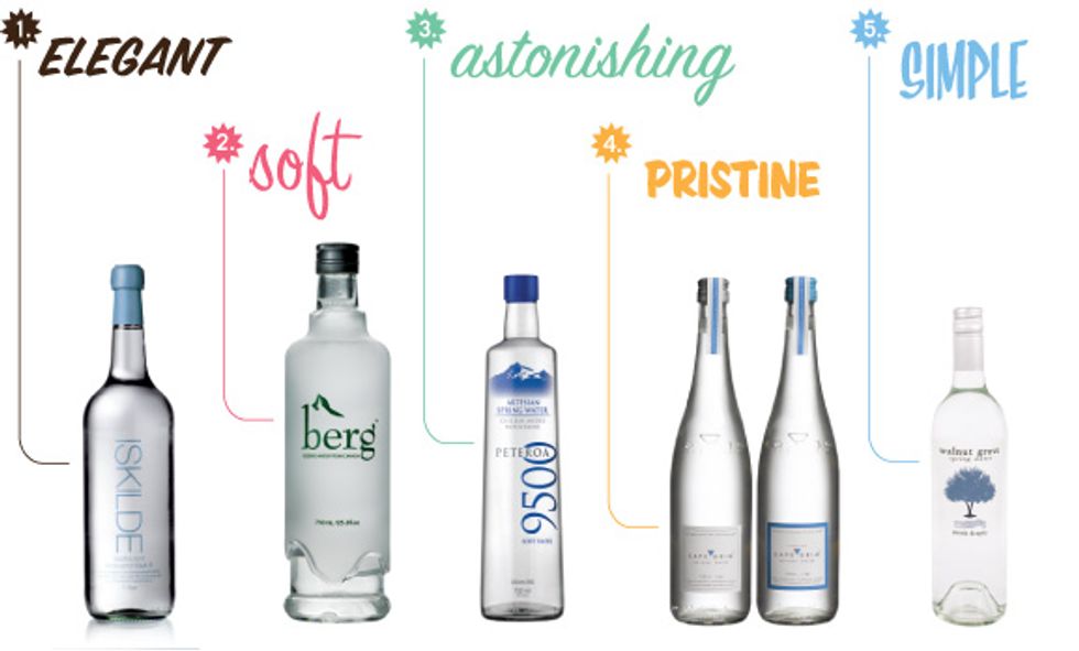 Fancy Bottled Water Recommendations from a Water Sommelier - GOOD