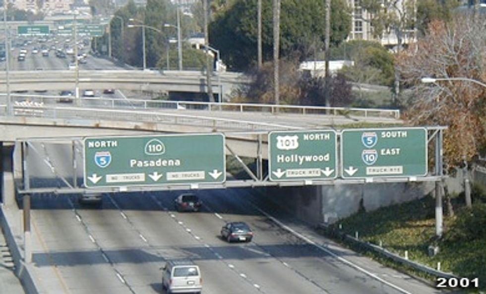 The Fake Freeway Sign that Became a Real Public Service - GOOD
