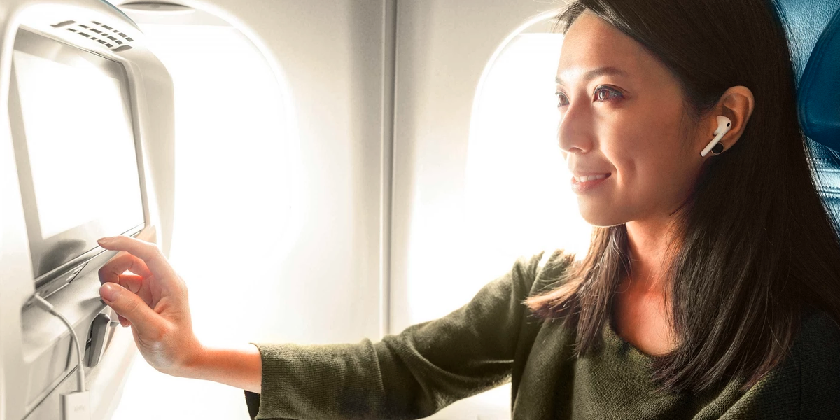 Bluetooth headphone adapters for airplane in-flight movies - Gearbrain