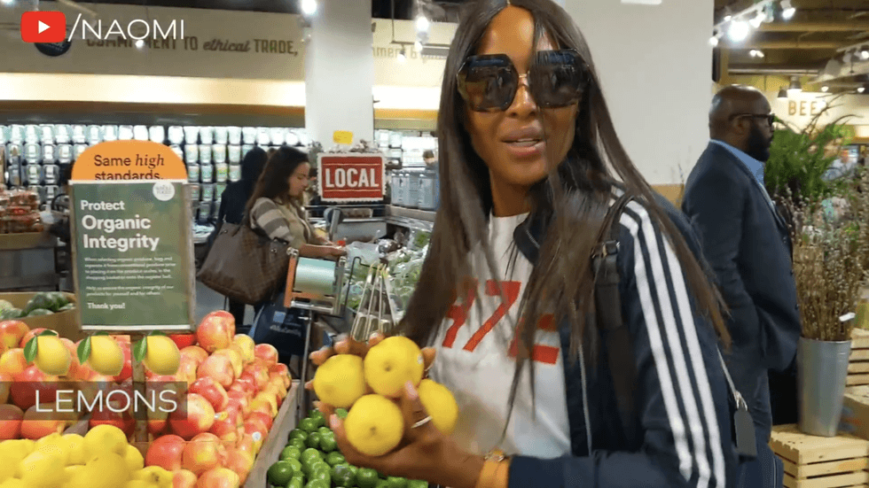 Naomi Campbell Whole Foods Shopping List - xoNecole: Women's Interest ...
