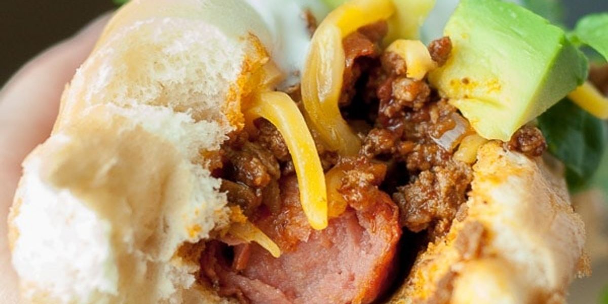 Mexican Hot Dogs | Mexican Style Taco Dogs Recipe - My Recipe Magic