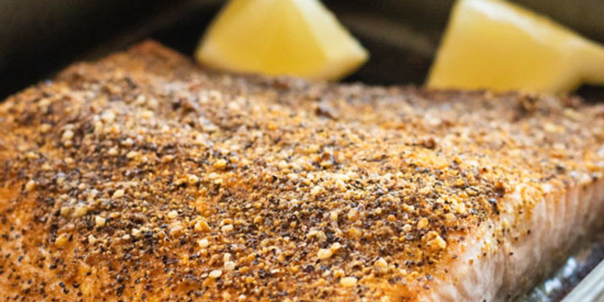 Oven-baked Lemon Pepper Salmon - My Recipe Magic
