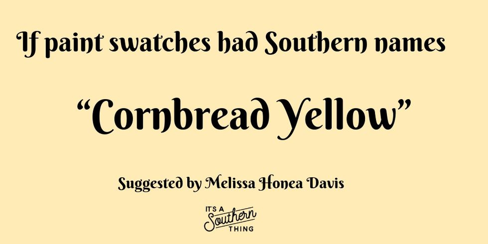 33 paint swatch colors inspired by the South - It's a Southern Thing