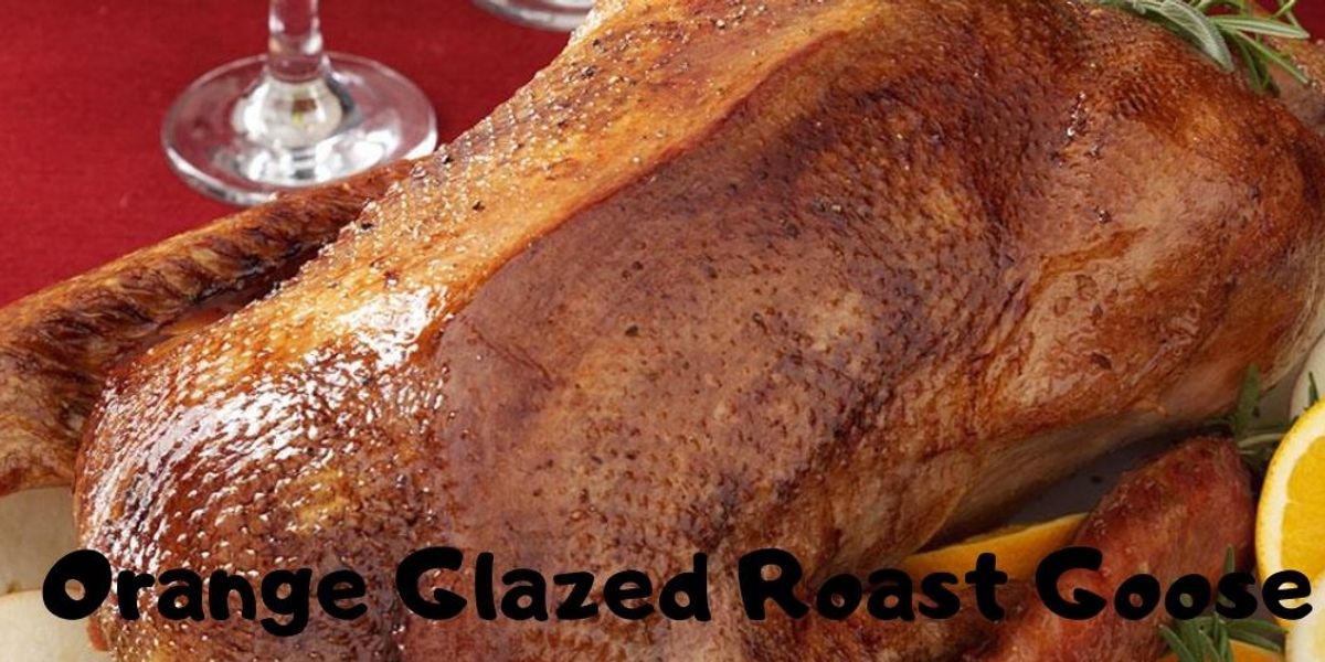 Orange Glazed Roast Goose - My Recipe Magic