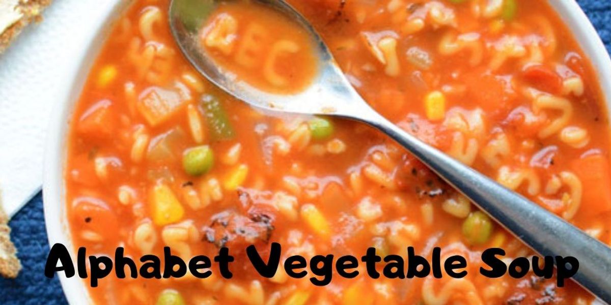 Alphabet Vegetable Soup - My Recipe Magic