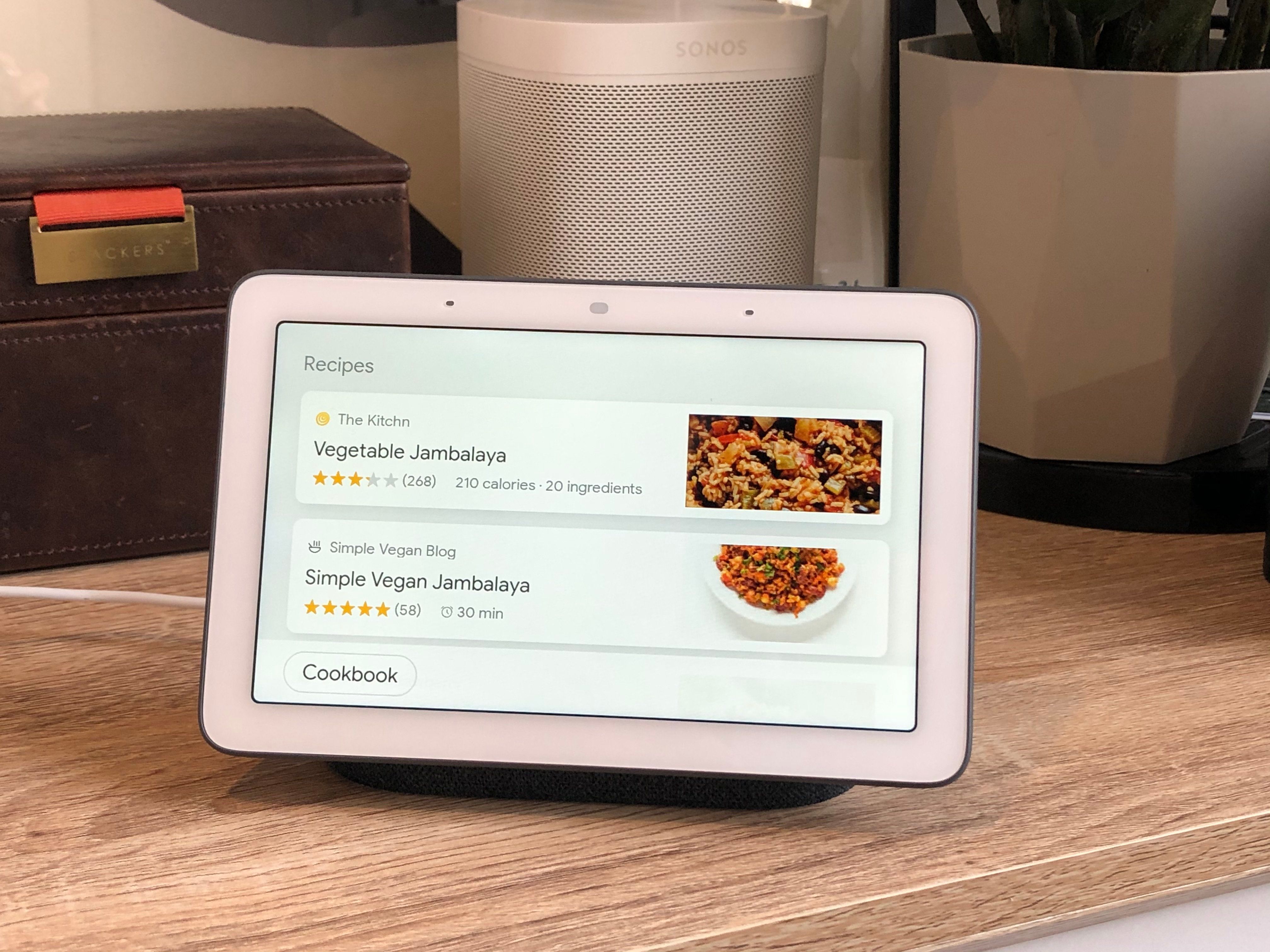 Google Nest Hub displays now follow your dietary requirements - Gearbrain