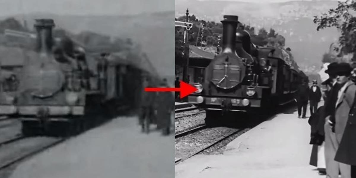 Historic footage from 1896 has been beautifully remastered to look like ...