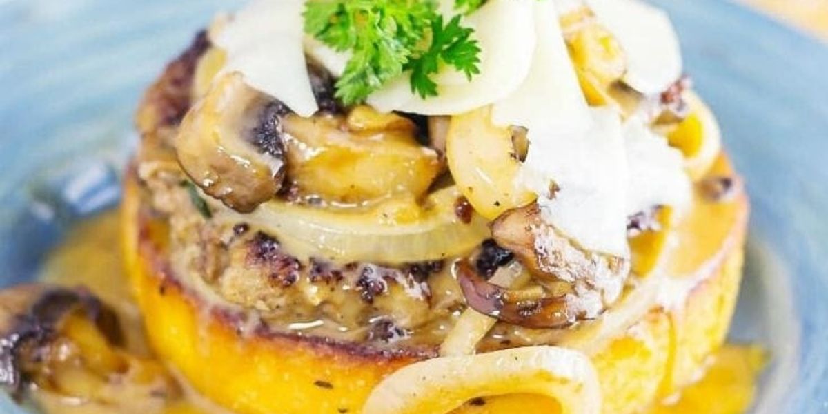 Italian Beef Patties With Balsamic {Simple Open Faced Sandwich} - My ...