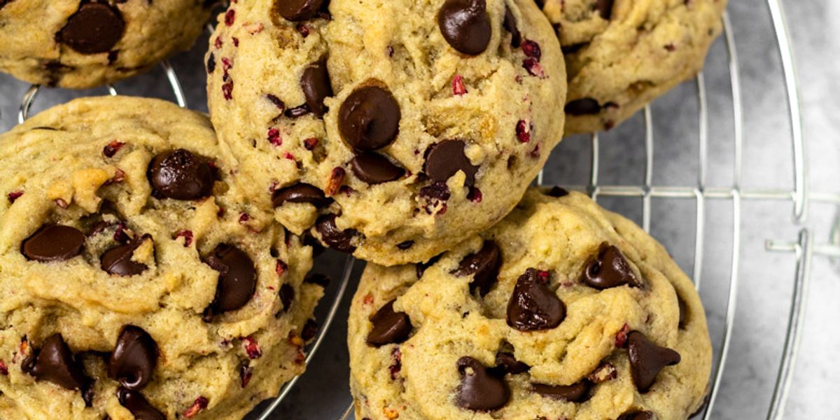 Raspberry Banana Cookies - My Recipe Magic