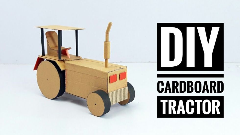 Cardboard Tractor Tutorial - It's a Southern Thing