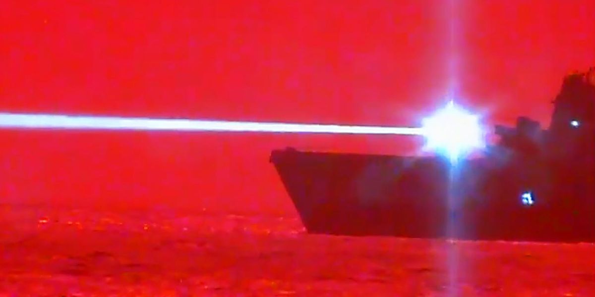 Video shows US Navy warship shoot aircraft with laser weapon - TheBlaze