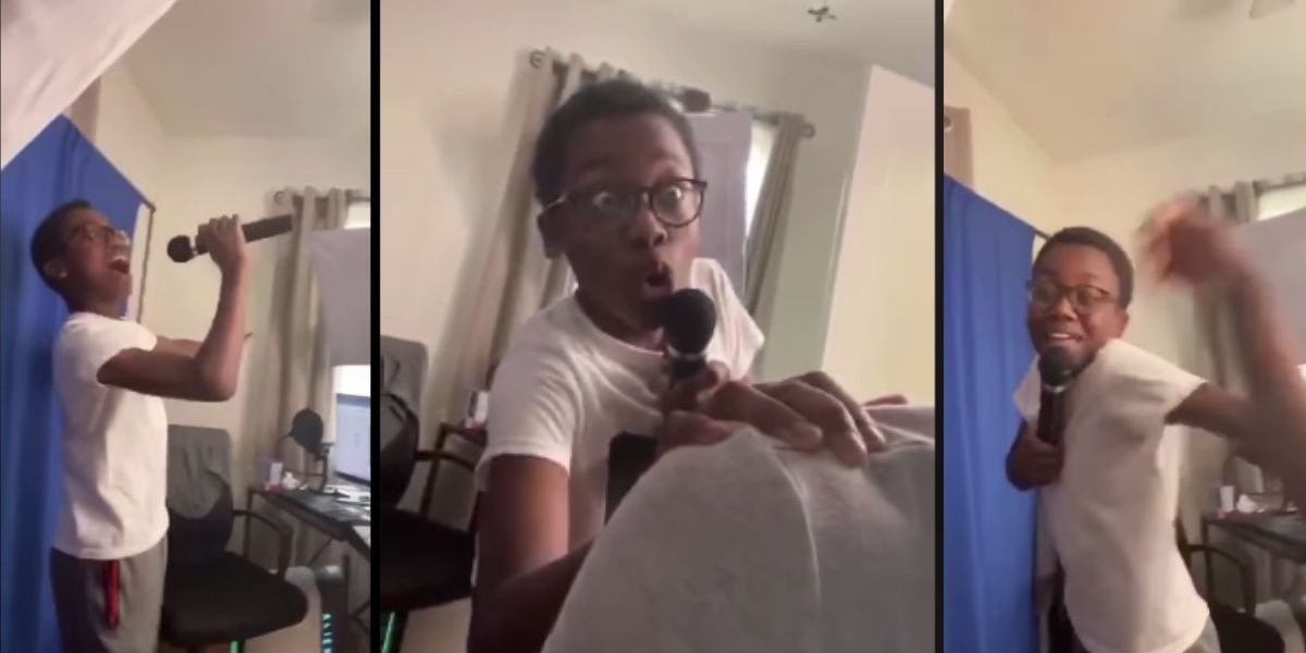 Kid hilariously 'takes us to church' narrating his online schooling in ...
