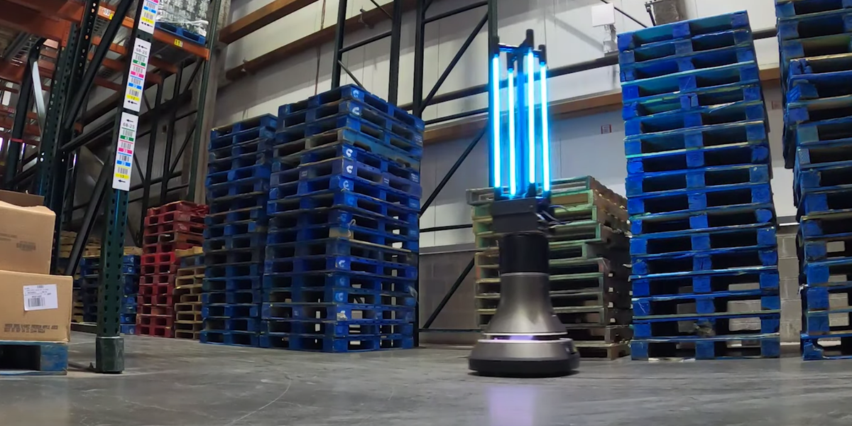 MIT autonomous robot uses UVC light to help disinfect a food bank ...