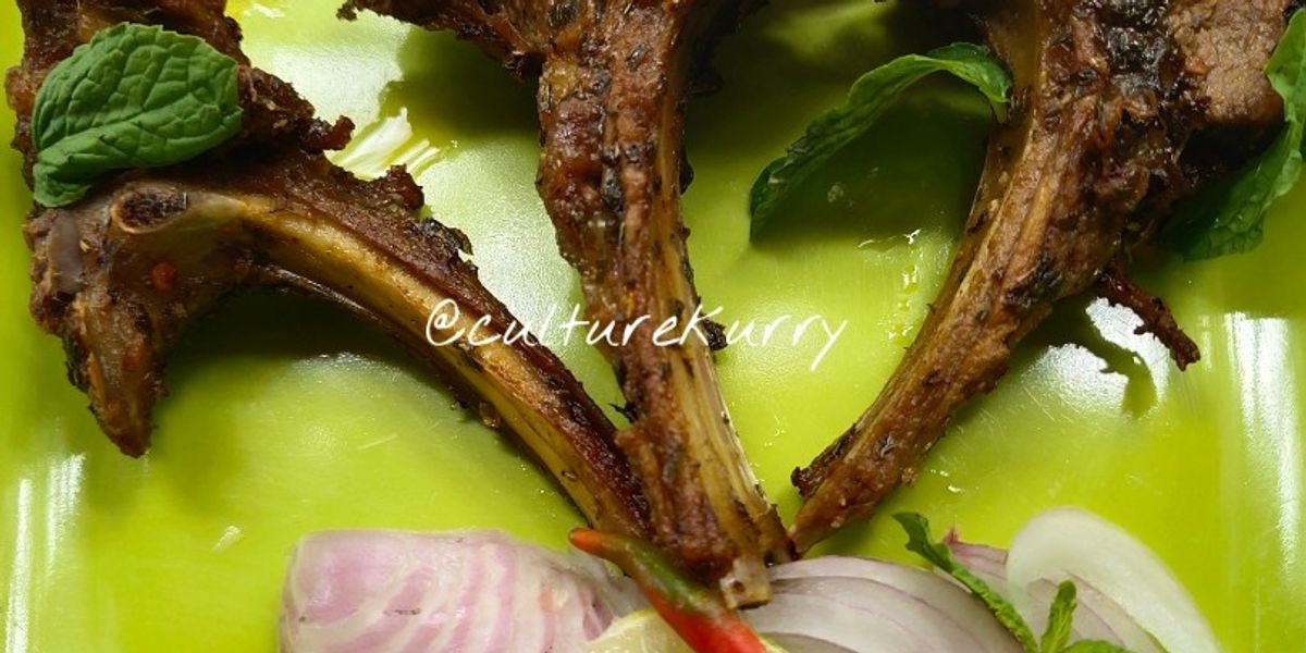 Grilled Mutton Chops - My Recipe Magic