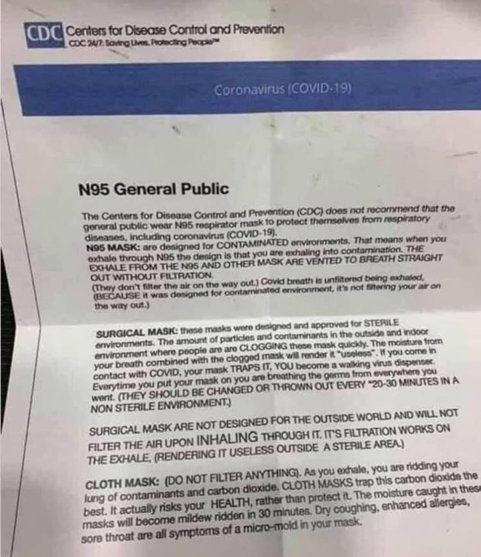 Anti-maskers are sharing a deadly coronavirus hoax on Facebook. Here's ...