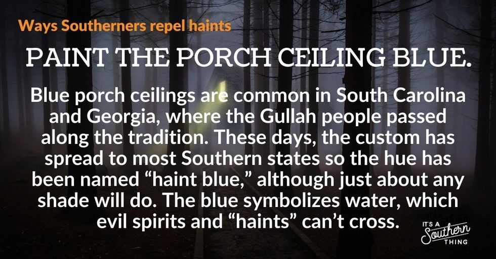 Southern traditions designed to repel haints and spirits - It's a ...