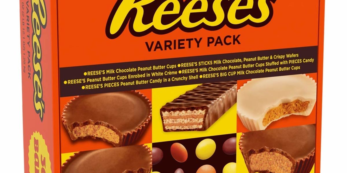 A Reese's variety box that weighs nearly three pounds exists because ...