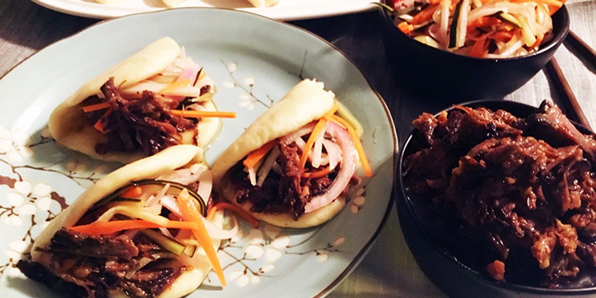 Hawaiian Braised Wagyu Short Rib Steamed Buns - My Recipe Magic