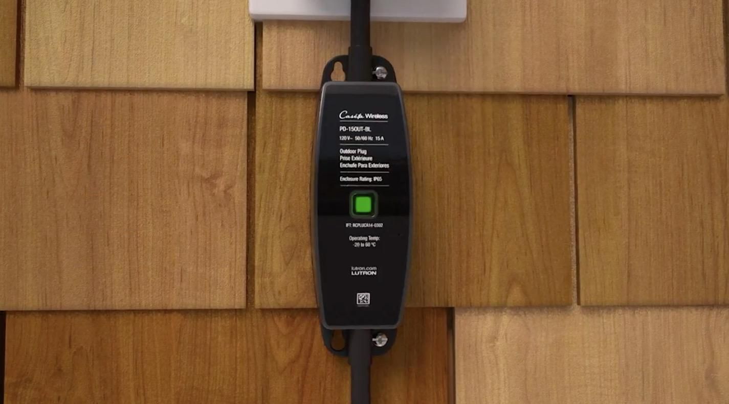 Lutron's Caséta smart plug is what you need for outdoor living - Gearbrain