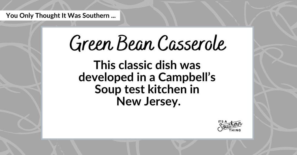 11 things you may have thought originated in the South, but didn't - It ...