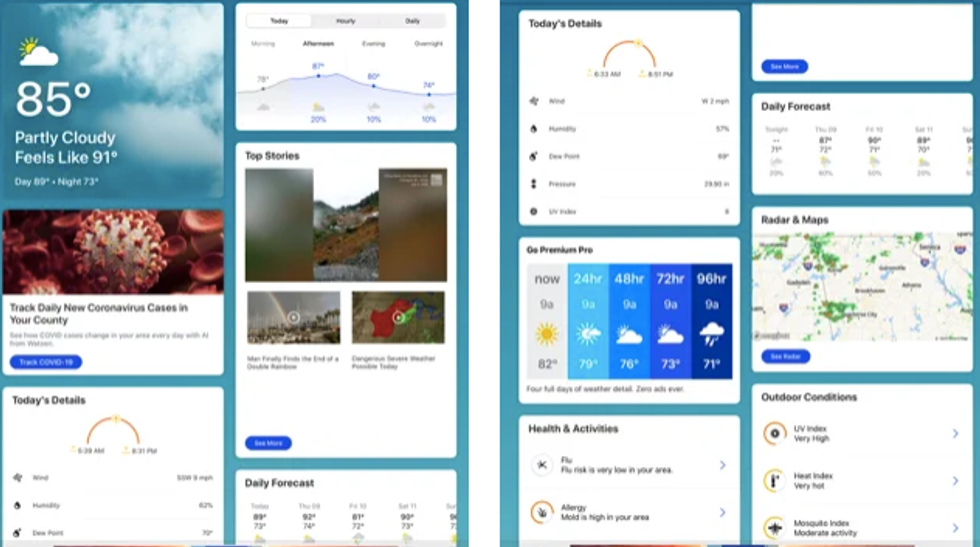 11 best weather apps for iPhones and Android smartphones - Gearbrain