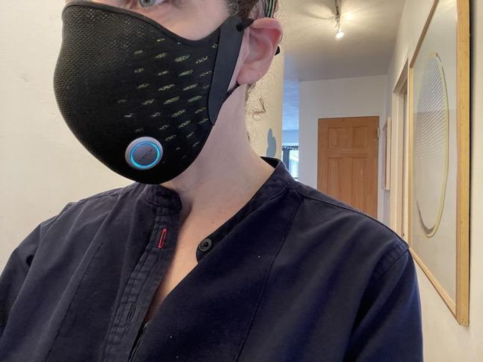 Review: We tried the $150 AirPop Active+ Halo smart mask - Gearbrain