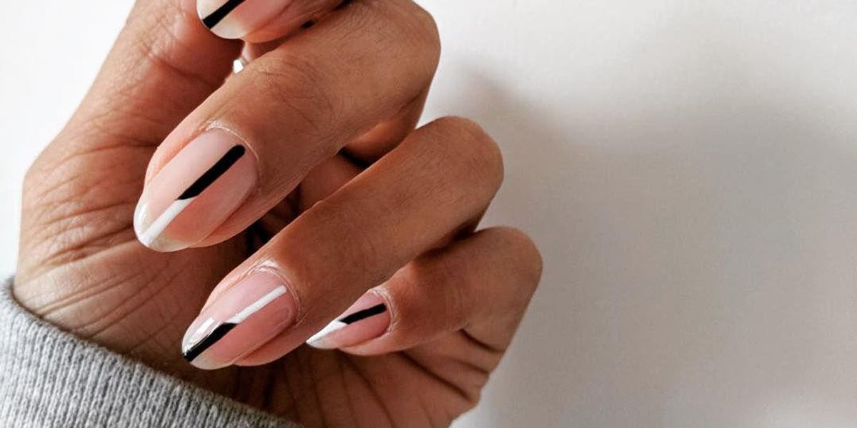 Graphic Nalis Manicure Trend - xoNecole: Women's Interest, Love ...
