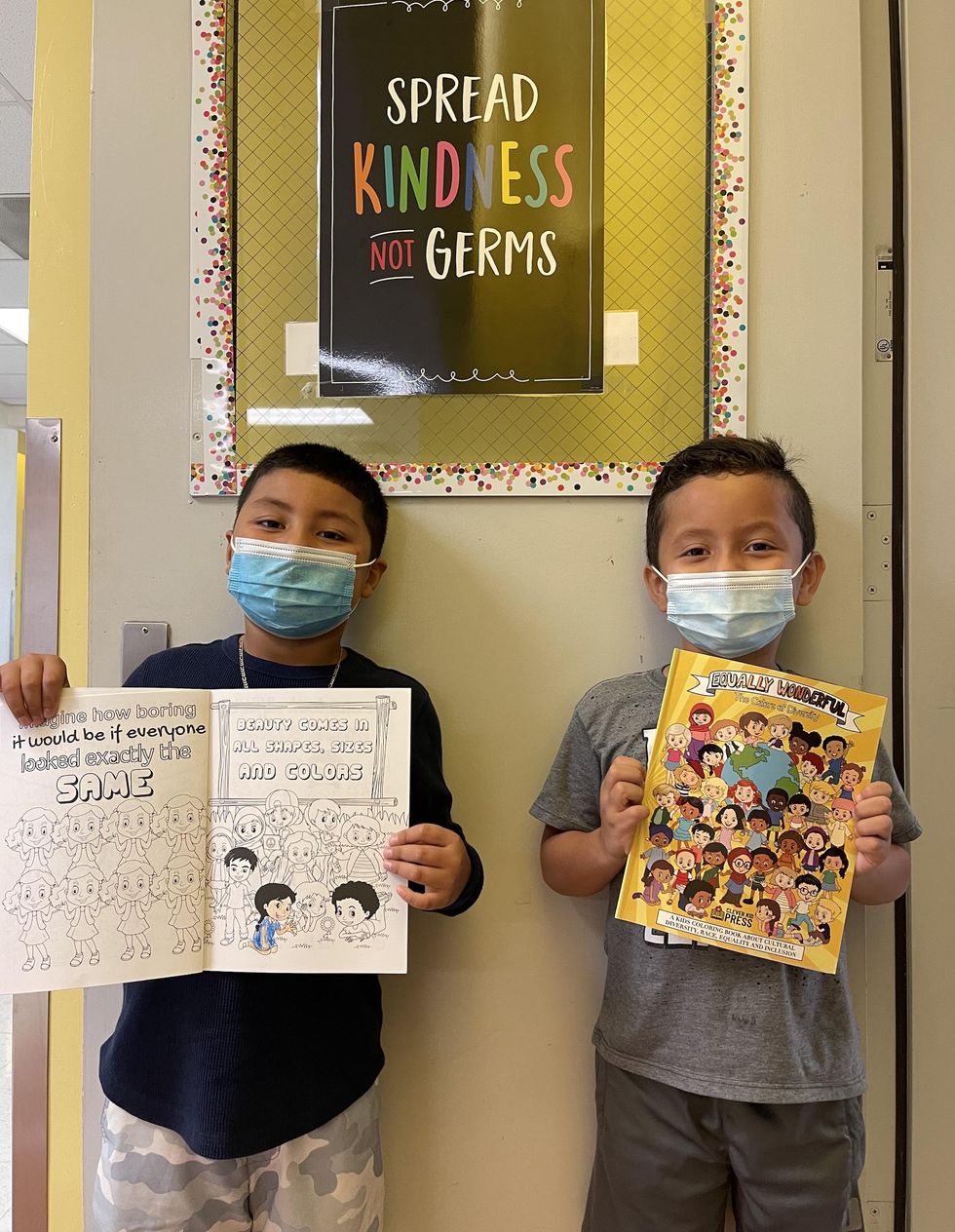 This teacher is using inclusive coloring books to encourage acceptance ...