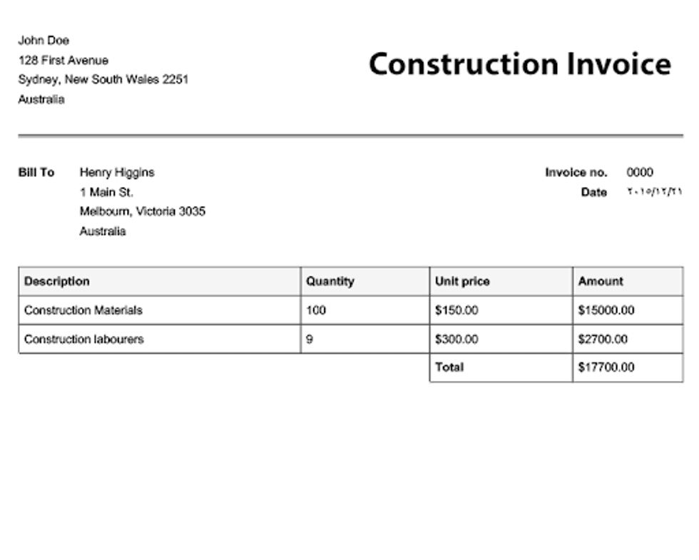 How To Create An Invoice Using Google Docs Invoice Template How To Create An Invoice Using Google Docs Invoice Template