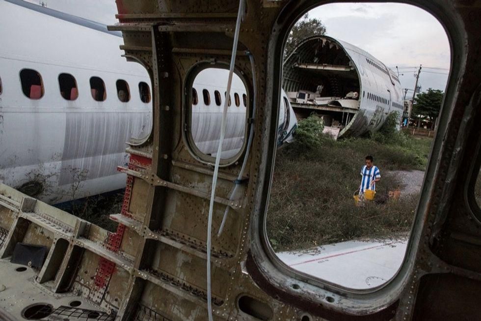 The airplane graveyard that 3 families call home is the subject of a ...
