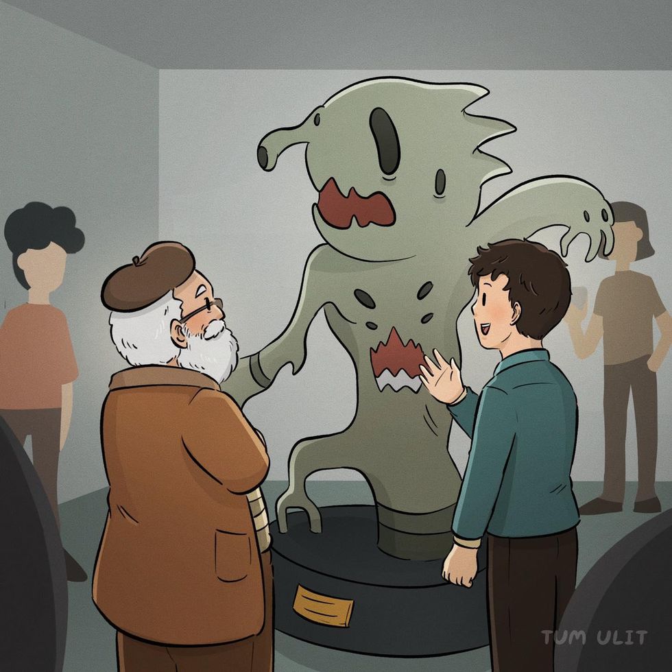 Artist brilliantly illustrates the power of words in a cute, yet ...