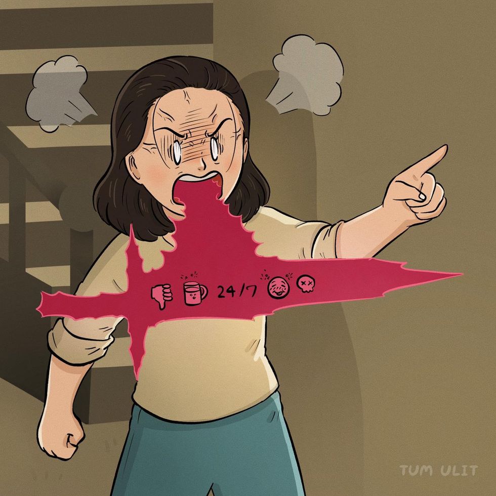 Artist brilliantly illustrates the power of words in a cute, yet ...