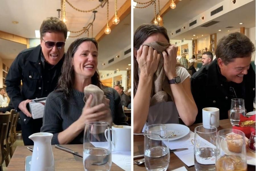 Jennifer Garner got the best birthday surprise from Donny Osmond - Upworthy