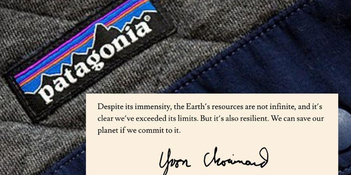 Patagonia founder donates company to fight climate change - Upworthy