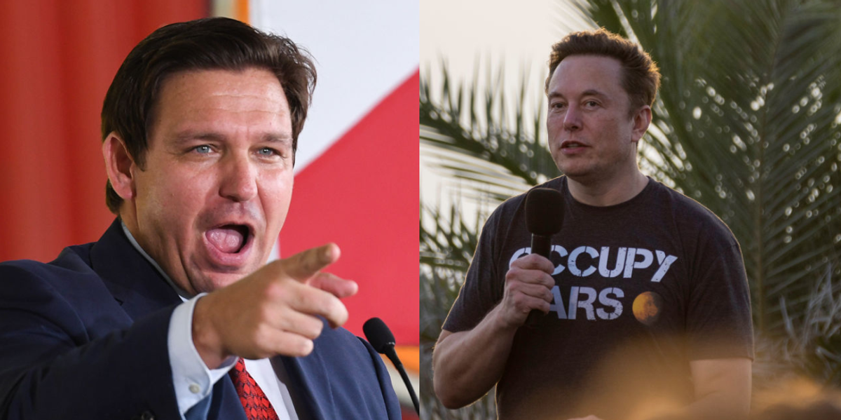 Elon Musk joins forces with Ron DeSantis to help Florida after ...
